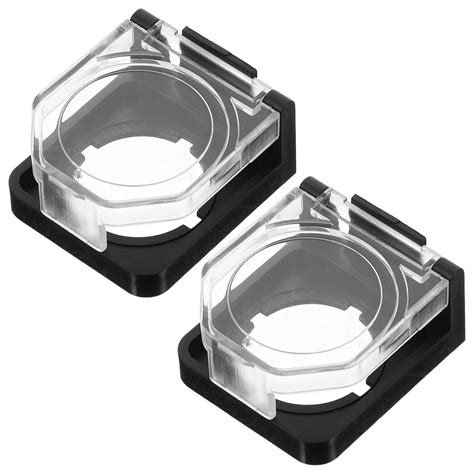 Hemoton 2pcs Push Button Switch Protector Push Button Safety Button Cover Button Protector Cover