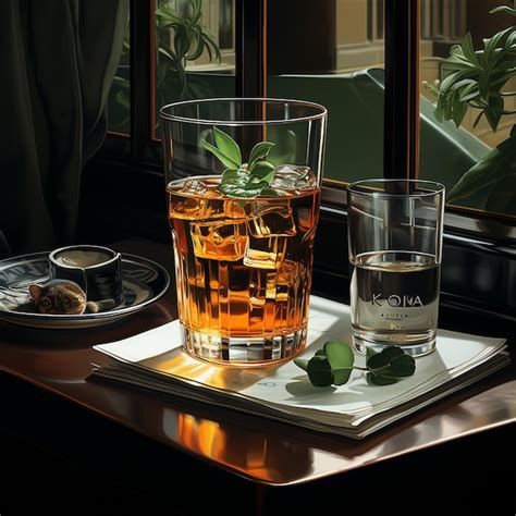 Premium Ai Image A Glass Of Kolo As Inspiration