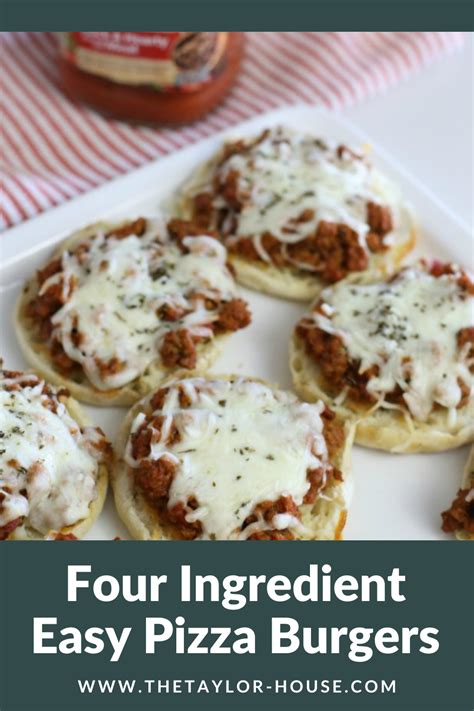 Pizza Burgers Recipe Artofit