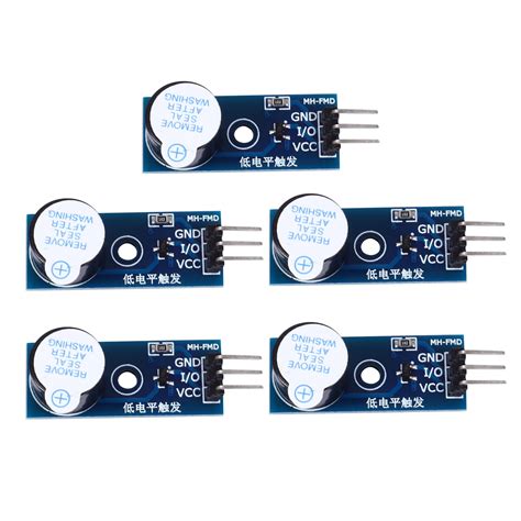 5pcs Active Buzzer Module Low Level Trigger Buzzer Control Panel Dc 33