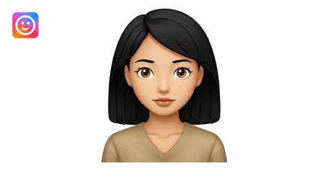 Woman With Black Hair And Tan Skin Emoji Ai Emoji Generator