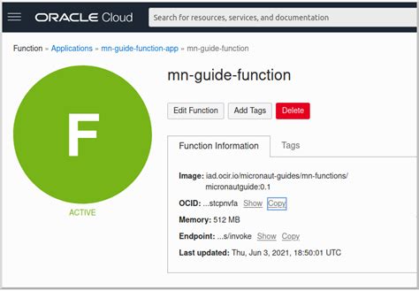 Deploy A Micronaut Function Serverless Application To Oracle Cloud
