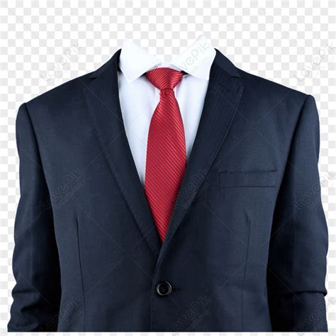 Half Length Black Suit Red Tie Photography White Shirtblazerouterwear