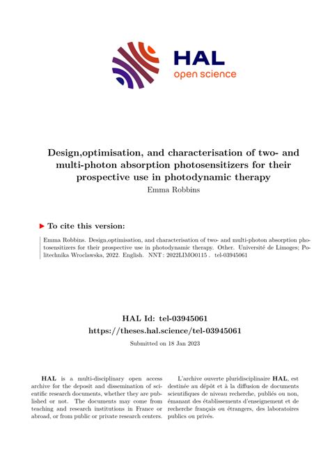 Pdf Designoptimisation And Characterisation Of Two And Multi Photon Absorption