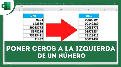 Cómo Poner Cero Antes De Un Número En Excel Recursos Excel