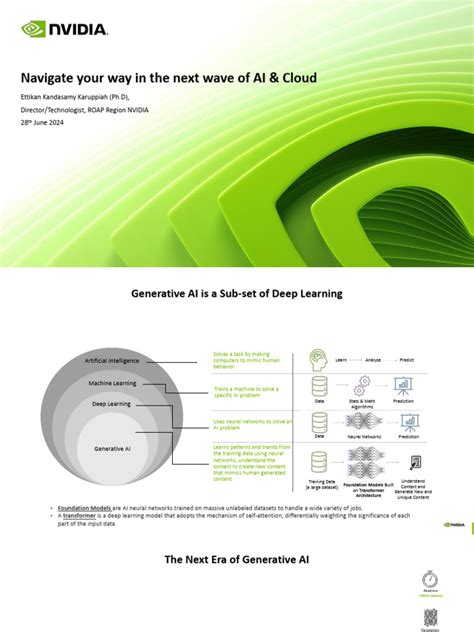 Keynote 1 Generative Ai Inferencing For Llm And Multimodal Models With Nemo Pdf Artificial