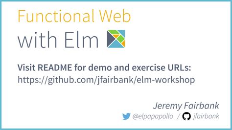connect tech 2017 functional web with elm speaker deck