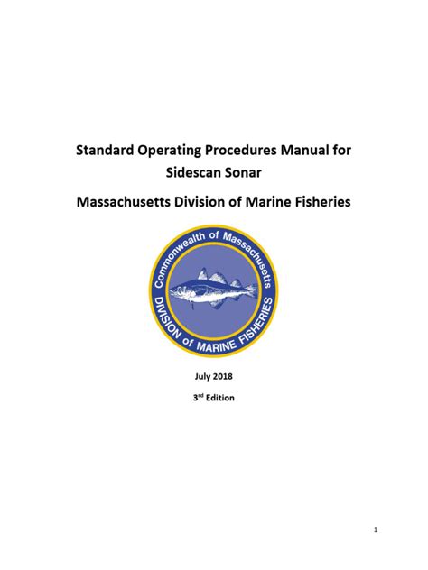 Sop Sidescan Sonar Edition 3 Pdf Backup Sonar