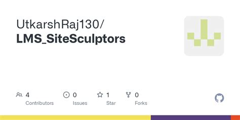 GitHub UtkarshRaj LMS SiteSculptors