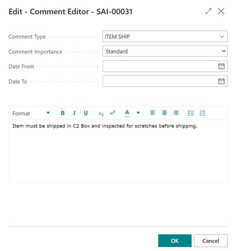 Clever Dynamics Comment Editor Clever Dynamics Comment Editor