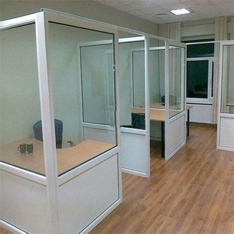 Office Cabin Partition Designs White Glass Office Partition Cabin At