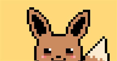 ドット絵 リズムに乗っているイーブイ シバ君サンのうごイラ Pixiv