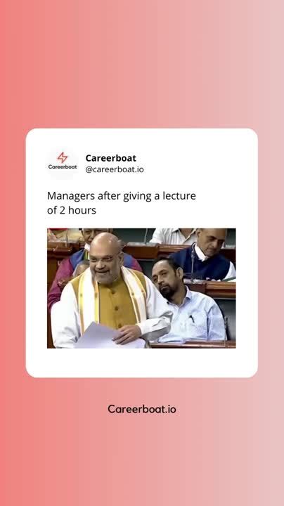 Ujjawal Sinha On Linkedin Literally Managers Be Like