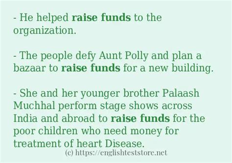 raise funds sentence examples englishteststore blog