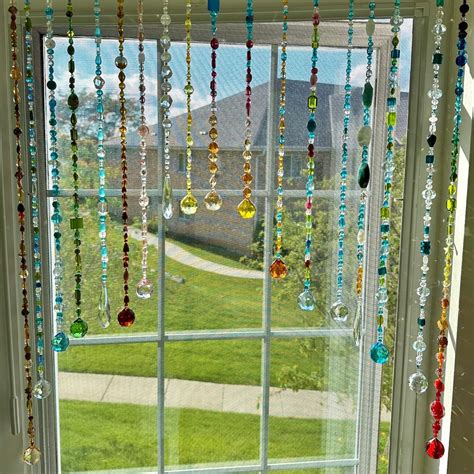 Crystal Suncatchers Beautiful Beaded Suncatchers Etsy
