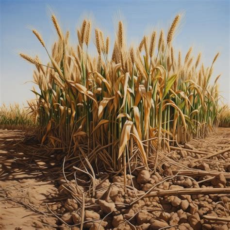 Premium Photo The Resilient Rise Of Wheat Exploring Its Fields