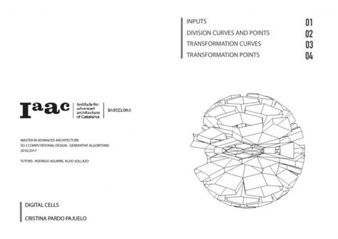 Geometry Manipulation Digital Cells Iaac Blog