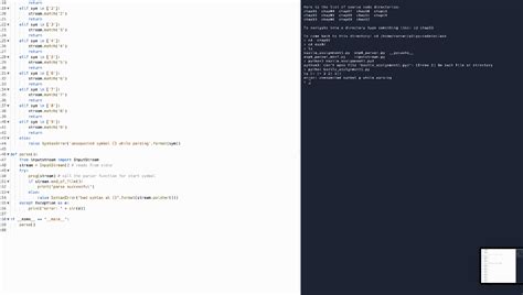 sll 1 parser for μlisp language defined above in