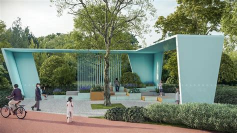 现代户外造型廊架su模型下载【id1133756316】知末su模型网