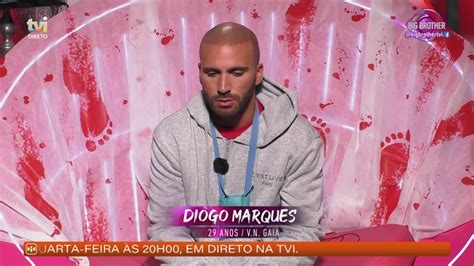 Diogo Marques Acredito Que Estou A Dar Tiros Nos Pés Big Brother