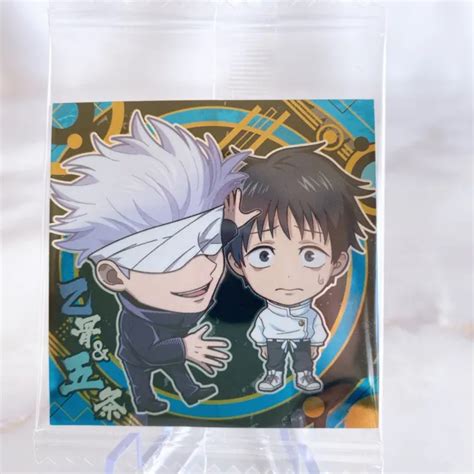 Jujutsu Kaisen Satoru Gojo And Yuta Okkotsu Chibi Deformed Wafer