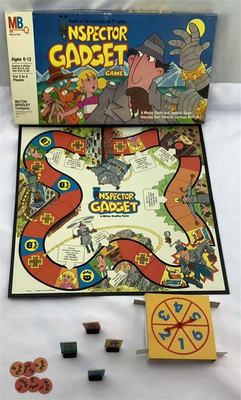 Inspector Gadget Game 1983 Milton Bradley Great Condition Mandi