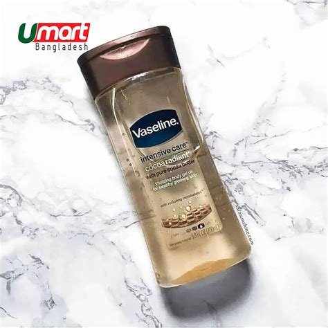 Vaseline Intensive Care Cocoa Radiant Body Gel Oil 200ml Umart Bangladesh