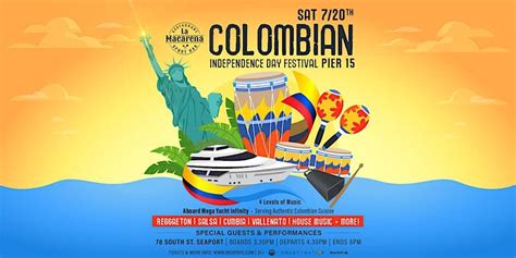 La Macarena Colombian Independence Festival At Ny Boat Party Booze