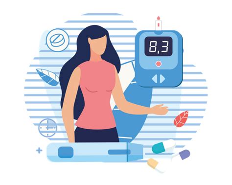 Best Premium Diabetes Testing Illustration Download In Png And Vector Format
