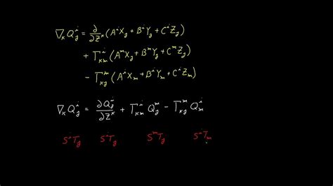 Video 35 Covariant Derivative For Higher Rank Tensors Youtube