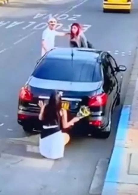 Bloke Distracts Girlfriend With Flowers While Secret Lover Hides In Car Boot Daily Star