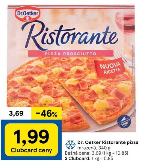 Dr Oetker Ristorante Pizza 340 G V Akcii Zlacnenesk