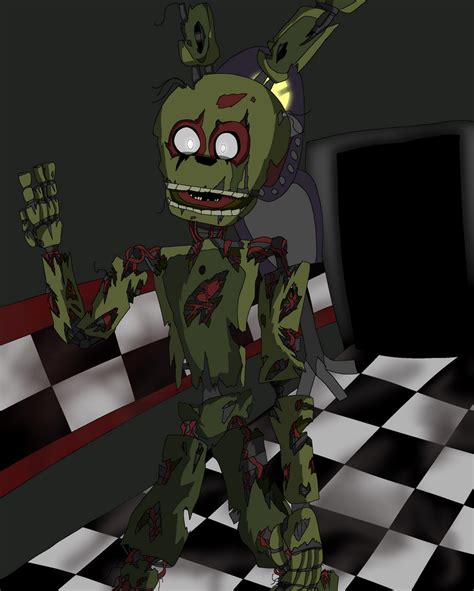 Springtrap Fnaf3 By Frost Animation On Deviantart