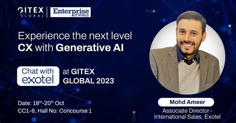 Exotel On Linkedin Customersupport Gitex2023 Techinnovation