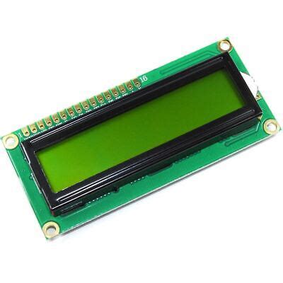 1602A Green LCD Module HD44780 16x2 Arduino Parallel Pi Serial I2C Flux
