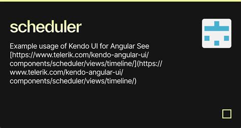 Scheduler Codesandbox