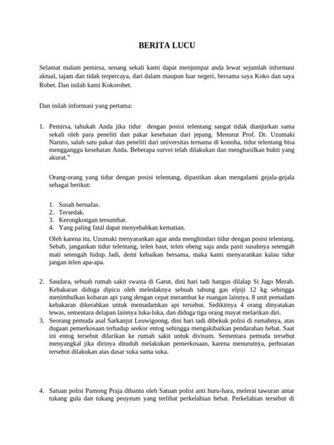 Berita Lucu Pdf