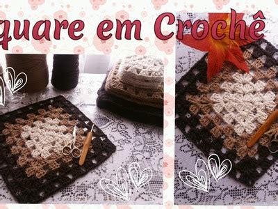 CROCHÊ COMO EMENDAR SQUARE