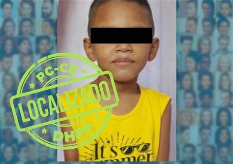 Menino de 12 anos que estava desaparecido é encontrado em Fortaleza