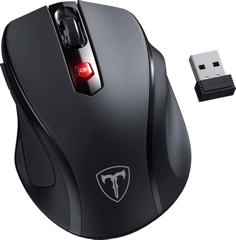Hotweems Wireless Usb Mouse 5 Level Dpi Black