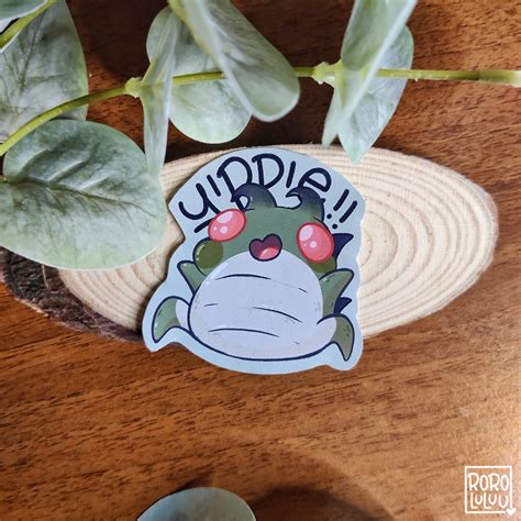 Hoarding Bug Stickers Cute Yippie Sticker Meme Sticker Kawaii