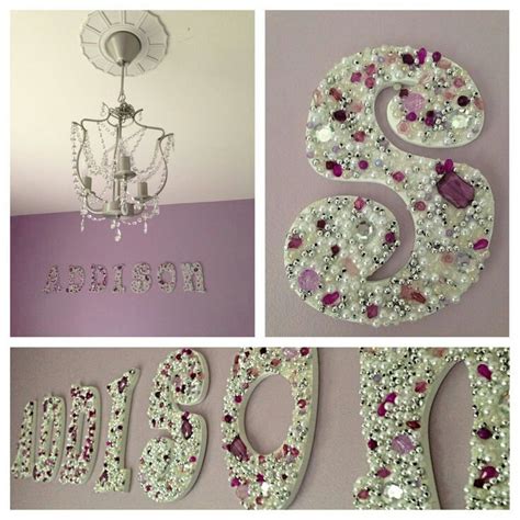Jewel Name Letter A Crafts Crafts Diy Letters