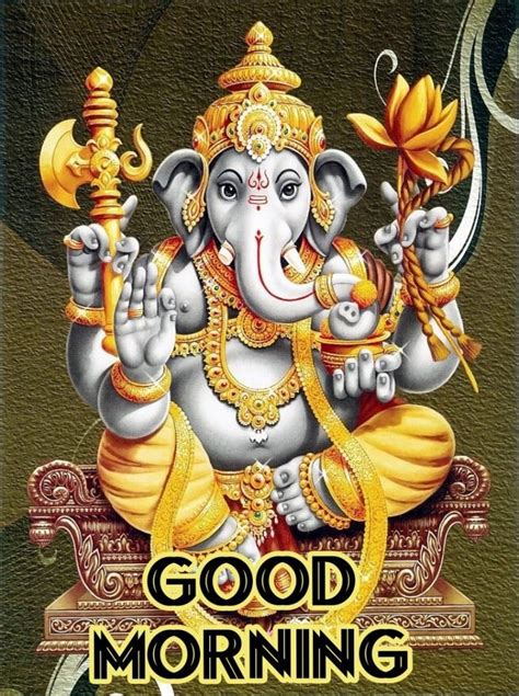 30 Good Morning Ganesh Images