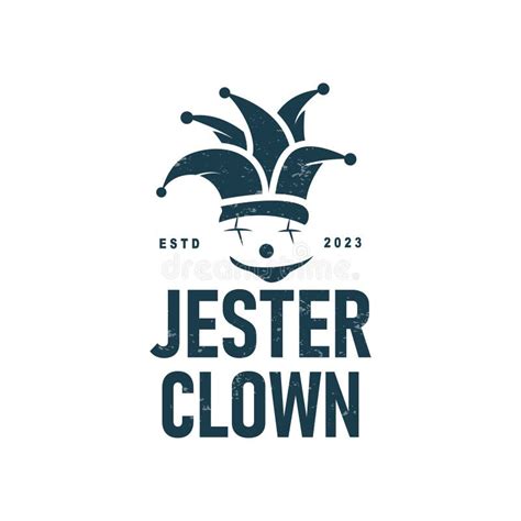 Simple Illustration Template Jester Hat Logo Minimalist Joker Clown