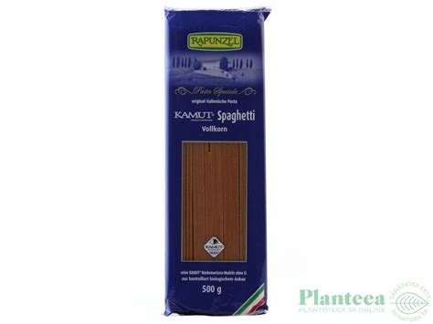Paste Spaghete Kamut Integral Eco 500g Rapunzel Pret 28 5 Lei Planteea