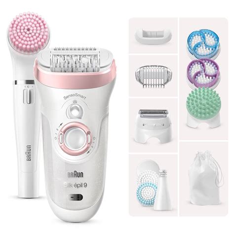 Braun Silk-épil 9 9-995 Beauty Set, White/Rose Gold - LOOKFANTASTIC