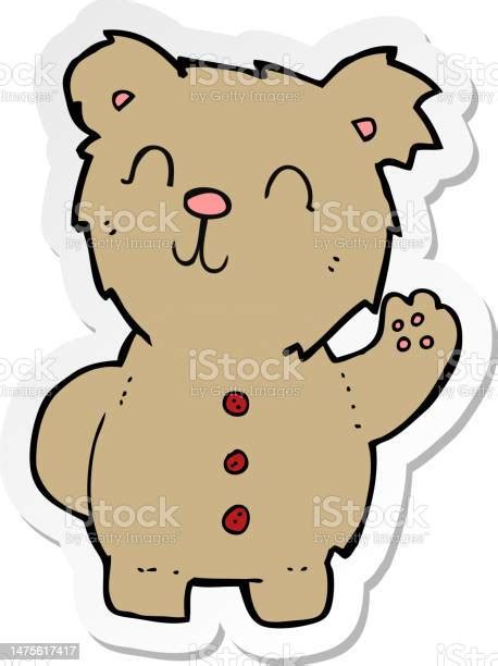 만화 테디 베어의 스티커 거친에 대한 스톡 벡터 아트 및 기타 이미지 거친 귀여운 기이함 Istock
