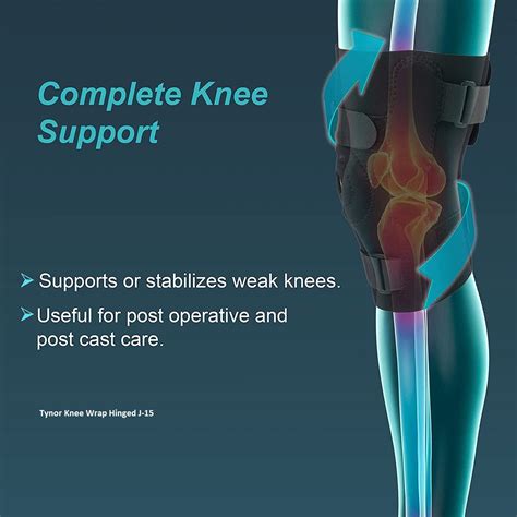 Tynor Knee Wrap Hinged Neoprene Black J 15 Medineedsindia