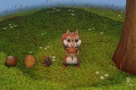 Cartoon Animated Squirrel 30 Animations With Props 3d Model
