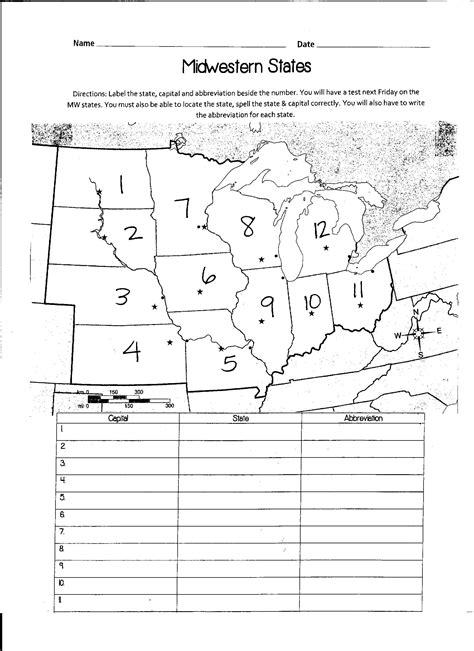 Study Midwest States And Capitals Slideshare